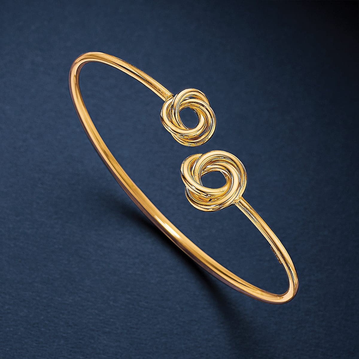 Bracelet Plaqué Or Double Nœud | Pia Bijoux